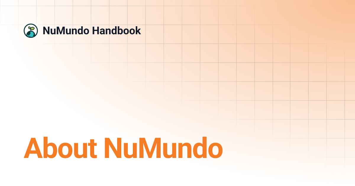 About NuMundo | NuMundo Handbook